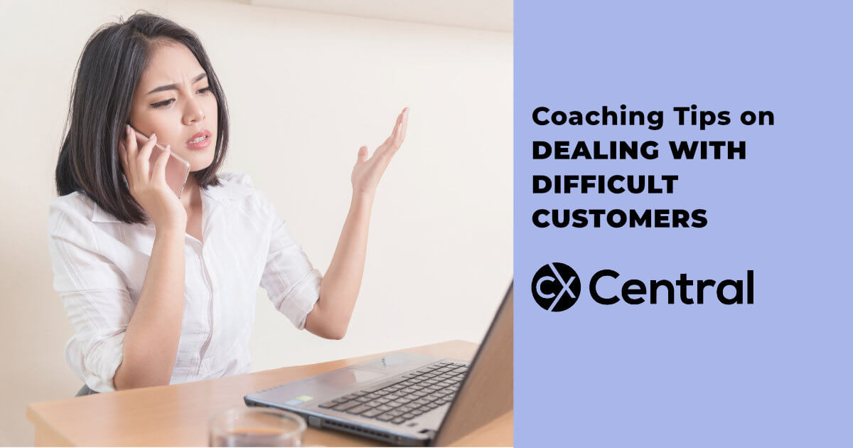 Coaching agents on dealing with difficult customers in the call centre