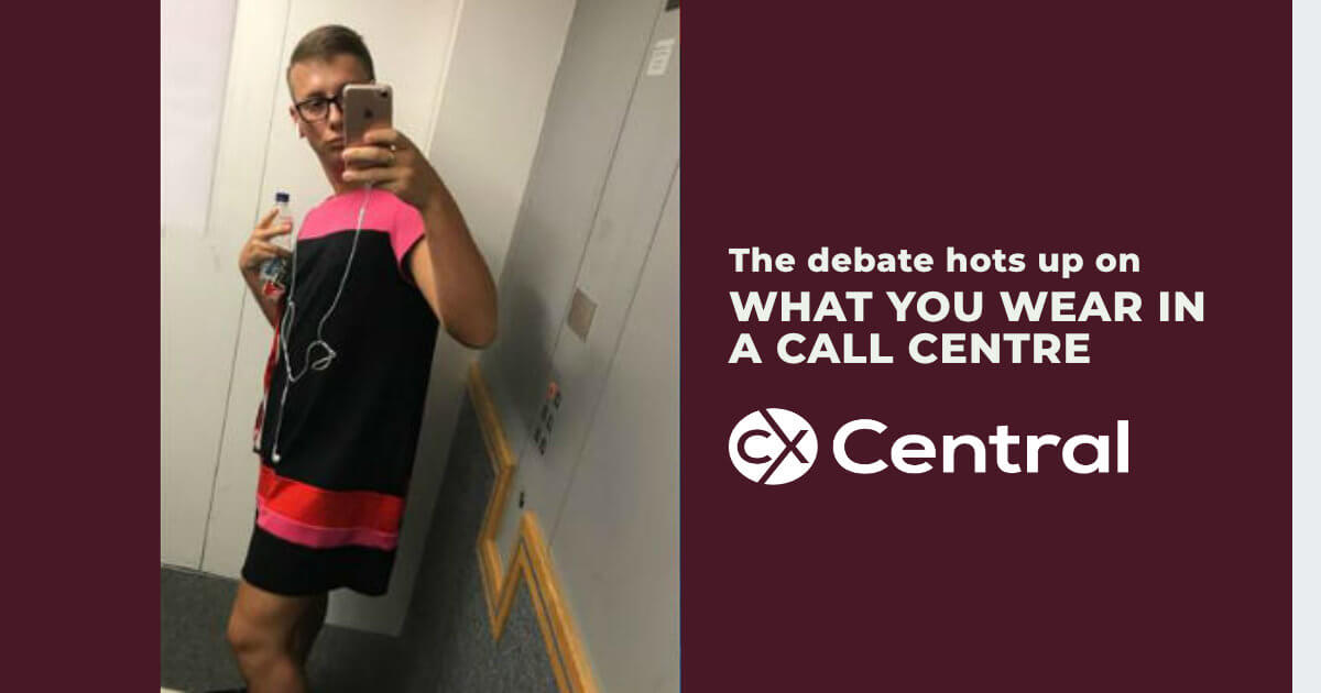 Does it really matter what you wear in a call centre? Apparently yes...