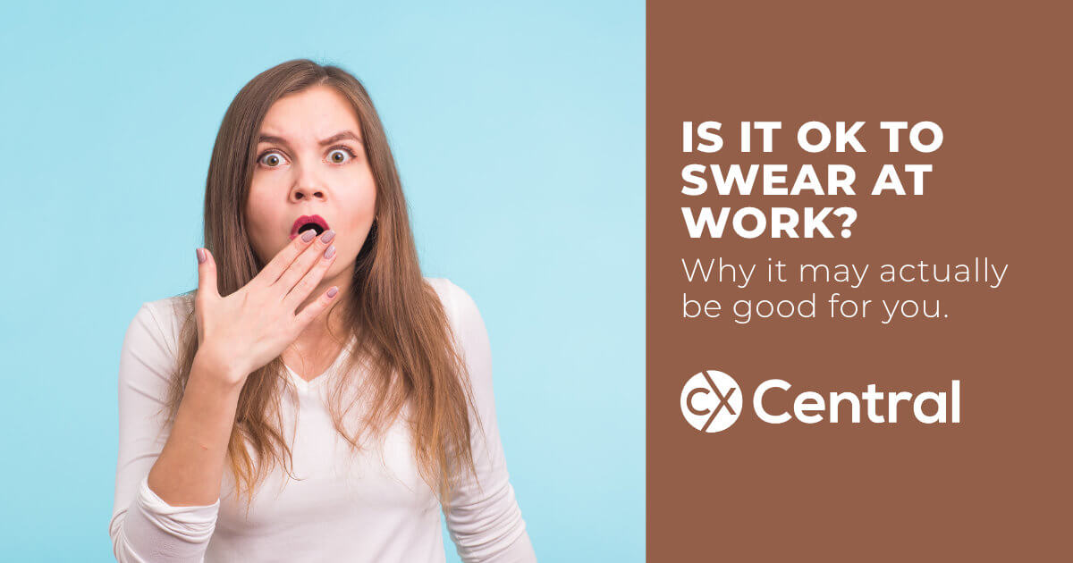 Is swearing at work OK? Why having a naughty potty mouth can be good.
